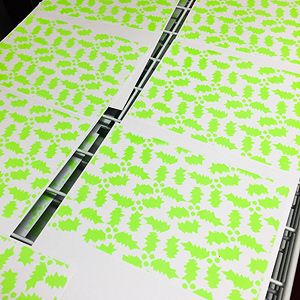 Christmas Card Screen Printing | Data Thistle