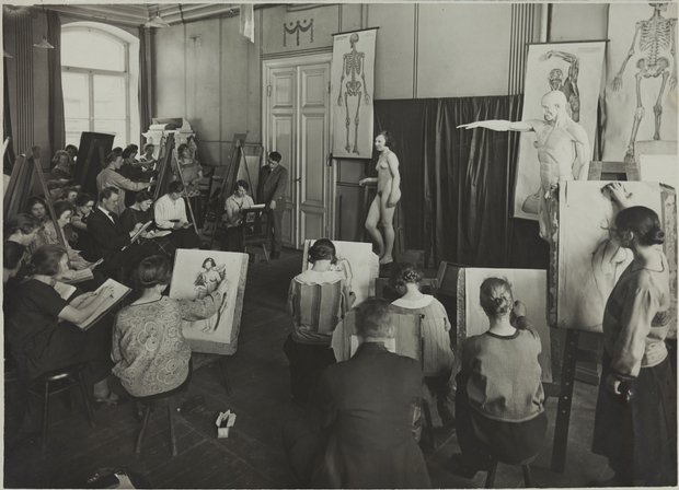 Art Salon With All The Young Nudes Data Thistle