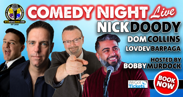 Comedy Night Live With Headliner Nick Doody | Data Thistle