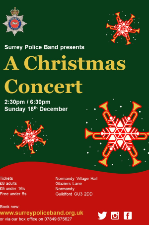 Surrey Police Band presents A Christmas Concert at Normandy Village ...