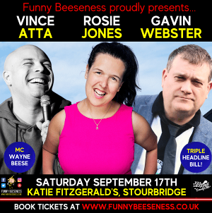 Fitz of Laughter Comedy Club : Rosie Jones, Gavin Webster, Vince Atta ...