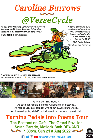 The Cycling Poet - Caroline Burrows | Data Thistle