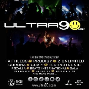 Ultra 90's - ALL the 90's dance anthems live on stage | Data Thistle