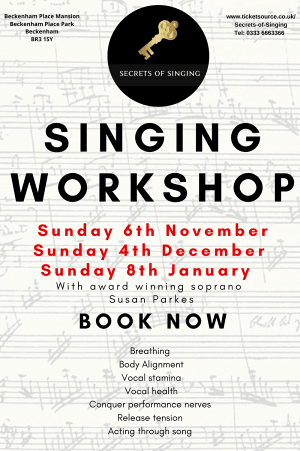 Secrets of Singing Solo Singer Workshop | Data Thistle
