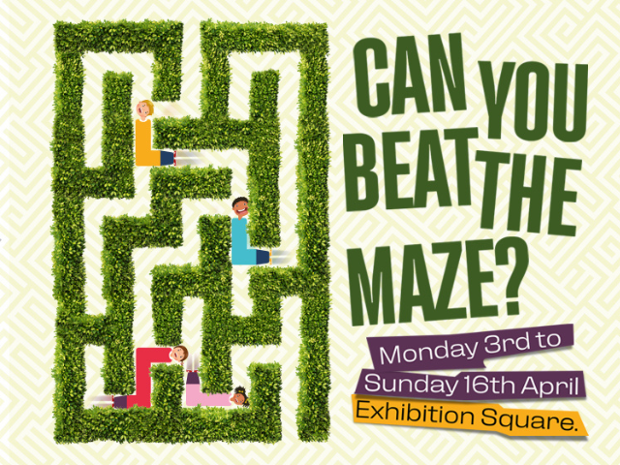 Can You Beat The Maze? Easter Fun at Metrocentre | Data Thistle