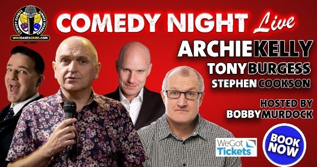Comedy Night Live With Headliner Archie Kelly | Data Thistle