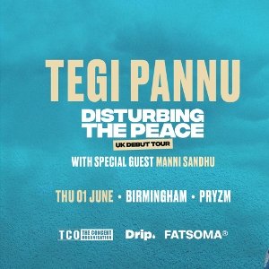 Tegi Pannu Live | Disturbing The Peace UK Tour | Data Thistle