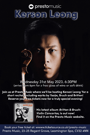 Kerson Leong - recital | Data Thistle