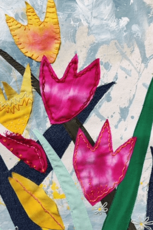 Textiles art workshop | Data Thistle