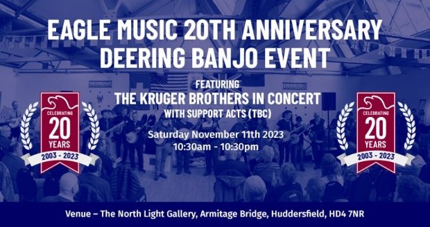 Eagle Music 20th Anniversary Deering Banjo Event | Data Thistle