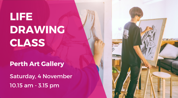 Life Drawing Class at Perth Art Gallery | Data Thistle