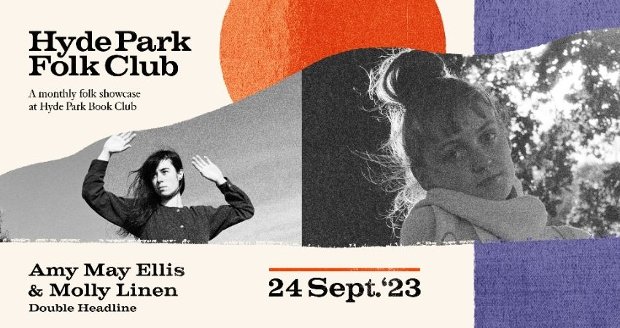 Hyde Park Folk Club Sept 24th - Amy May Ellis & Molly Linen (double ...