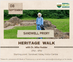 Sandwell Priory Heritage Walk | Data Thistle