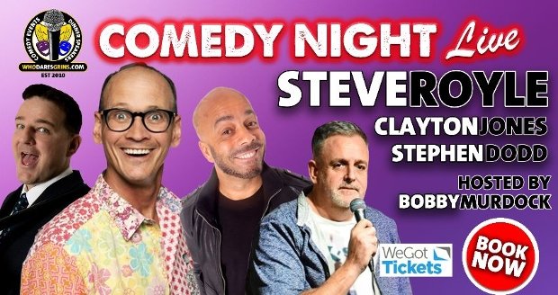 Comedy Night Live With Headliner Steve Royle | Data Thistle
