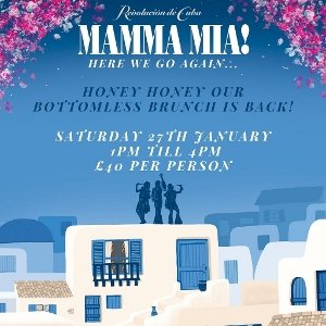 Mama Mia Bottomless Brunch | Data Thistle