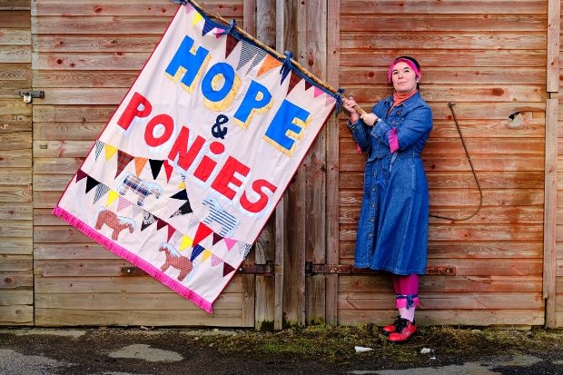 Two Destination Language - Hope and Ponies Banner exhibition | Data Thistle