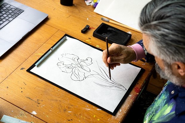 Japanese Ink Drawing Workshop | Data Thistle