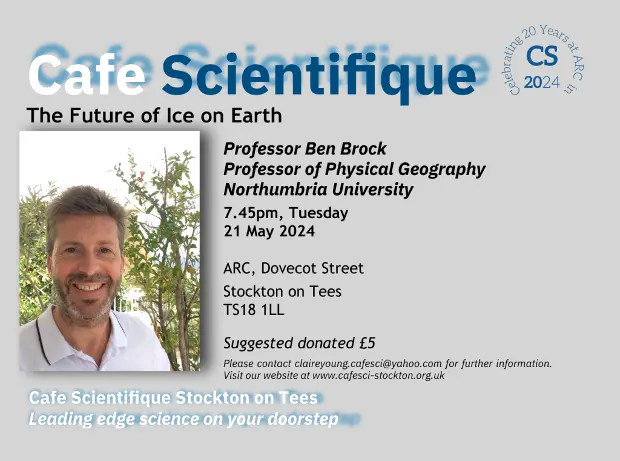 Cafe Scientifique – The Future of Ice on Earth | Data Thistle