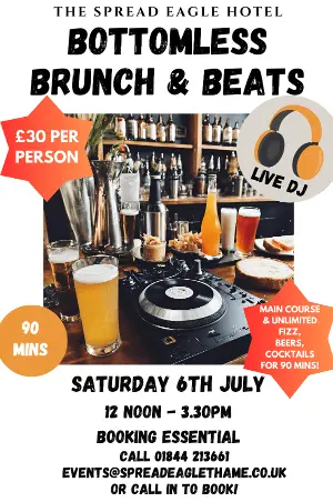 Bottomless Brunch & Beats at The Spread Eagle | Data Thistle