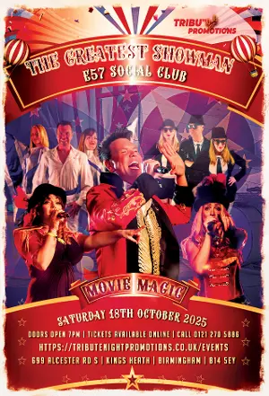The Greatest Showman Tribute Night - Kings Heath | Data Thistle