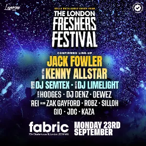 The London Freshers Festival | Data Thistle