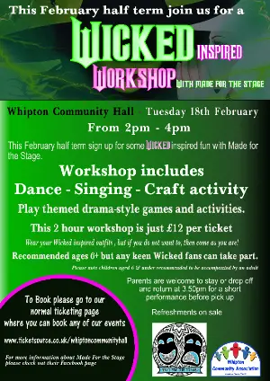 Wicked inspired workshop with Made for the Stage | Data Thistle