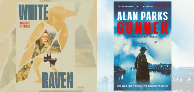 White Raven and Gunner: Maggie Ritchie and Alan Parks with Russel ...