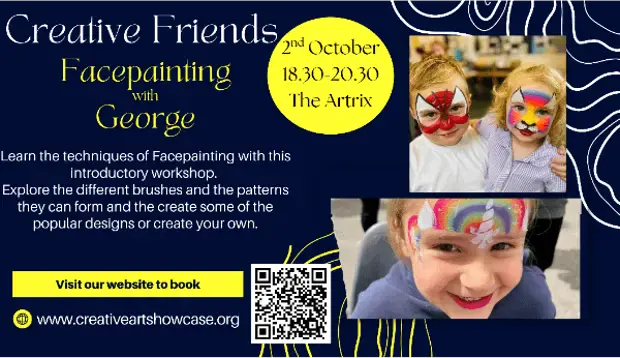 Creative Friends Community - October 2025 Face painting at Artrix ...