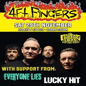 4ft Fingers - 2026 UK tour dates & tickets