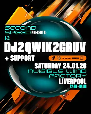 Second Speed: 2qwik2gruv At Invisible Wind Factory Liverpool