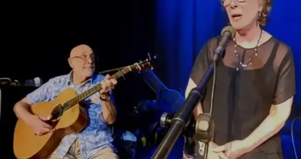 Wendy Lanchin and Simon Prager at Ye Olde Rose And Crown Theatre Pub ...