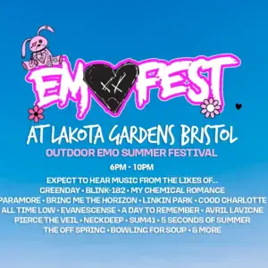 Outdoor Emo Festival Comes to Bristol! at Lakota