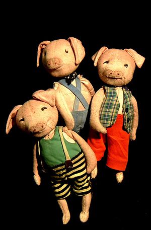 The Three Little Pigs plus Captain Grimey | Data Thistle